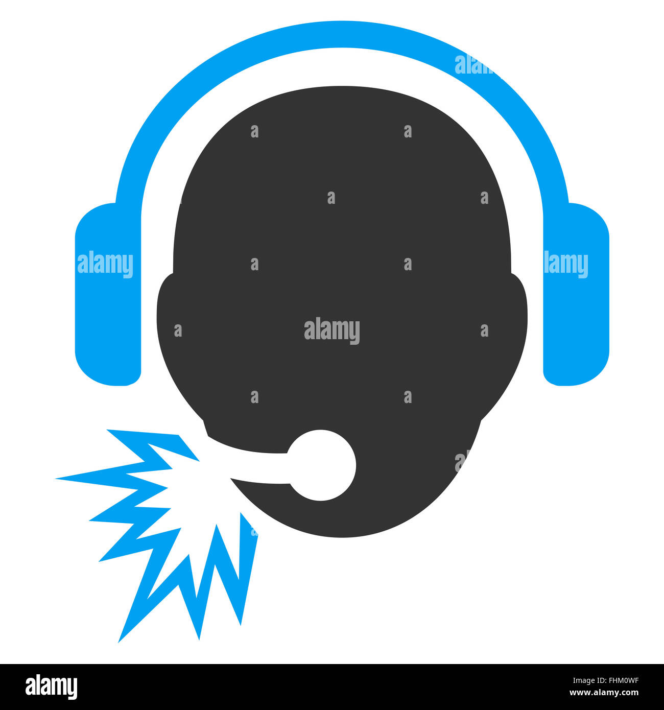 Operator Message Icon Stock Photo - Alamy