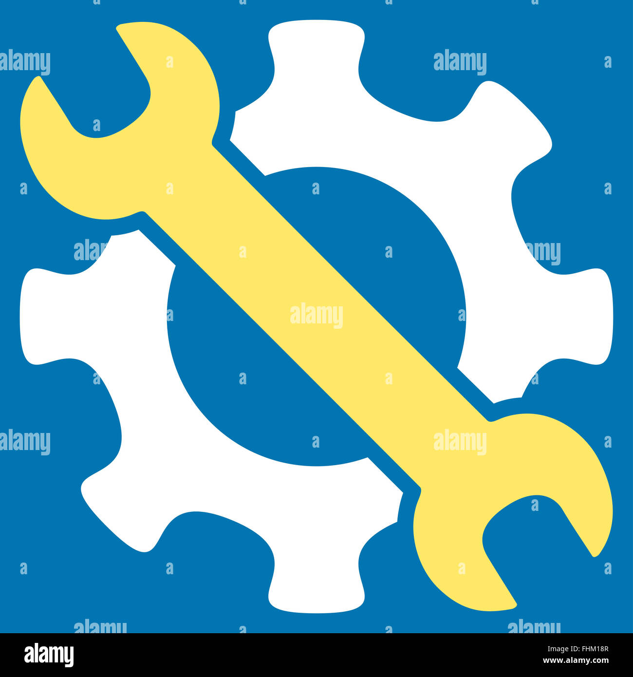 Service Tools Icon Stock Photo - Alamy