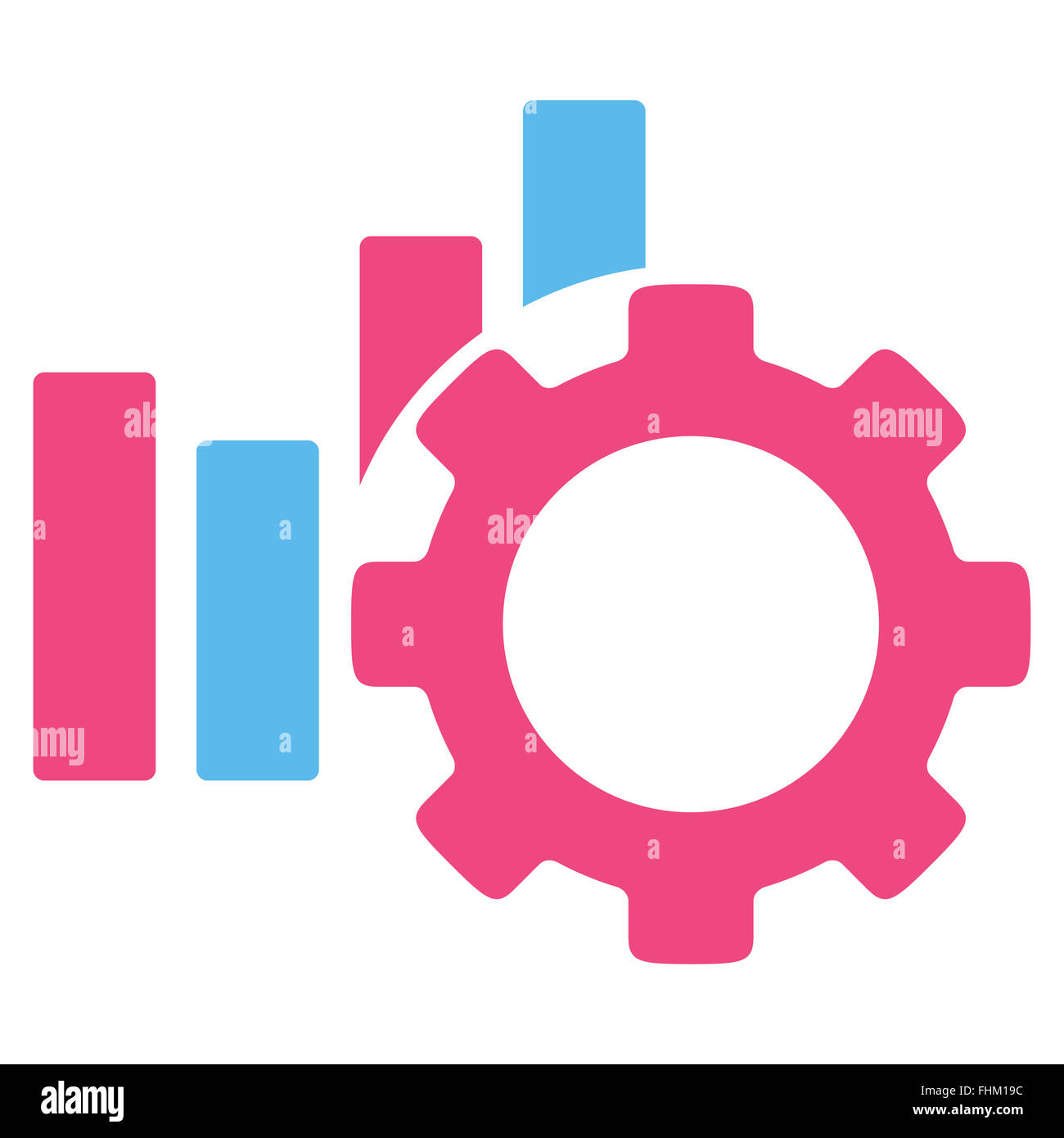 Development Chart Flat Icon Stock Photo - Alamy