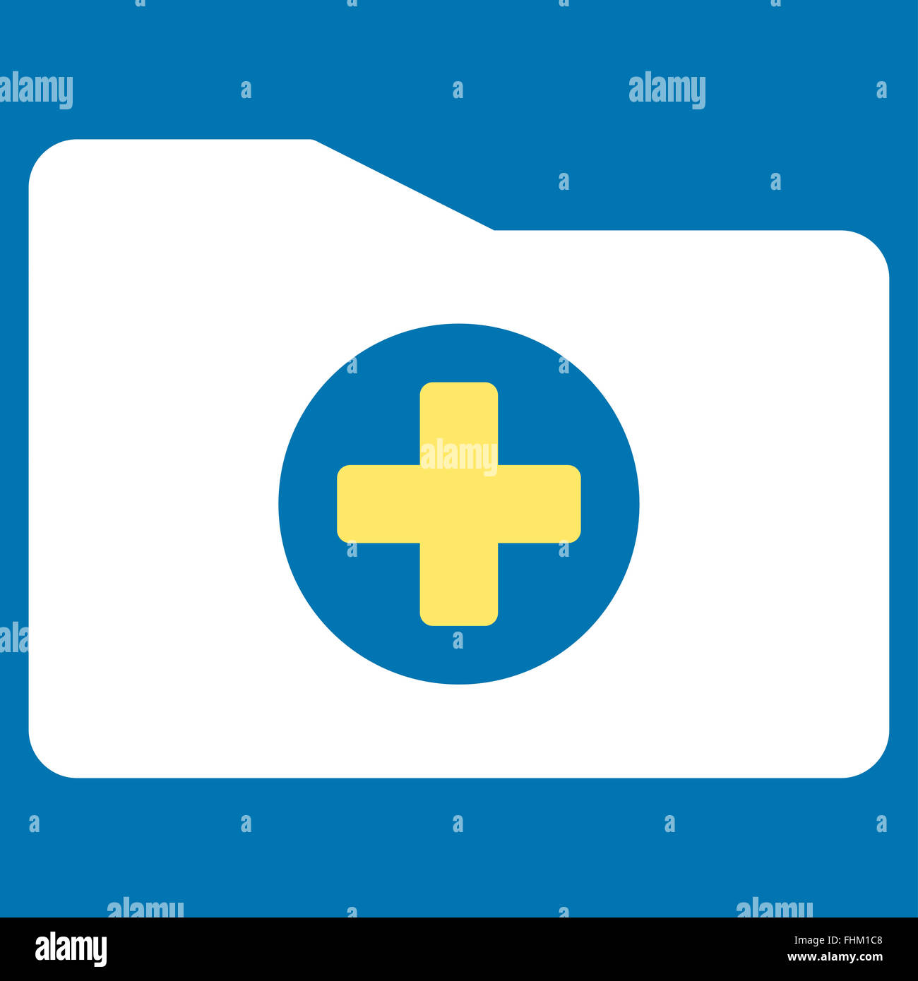 Medical Folder Icon Stock Photo - Alamy