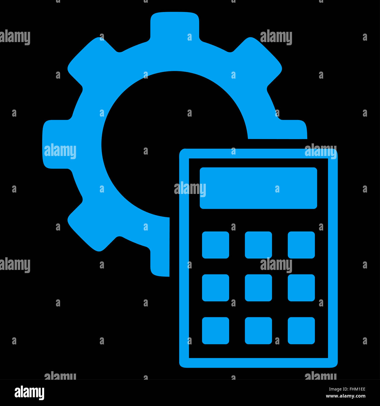 Engineering Calculations Icon Stock Photo - Alamy