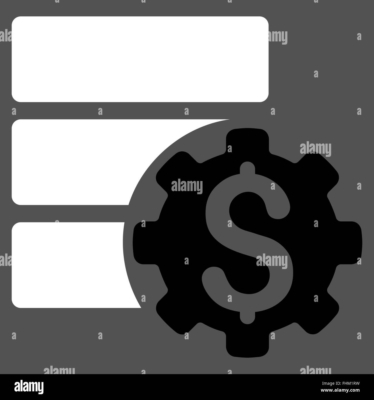 Bank Database Options Icon Stock Photo - Alamy