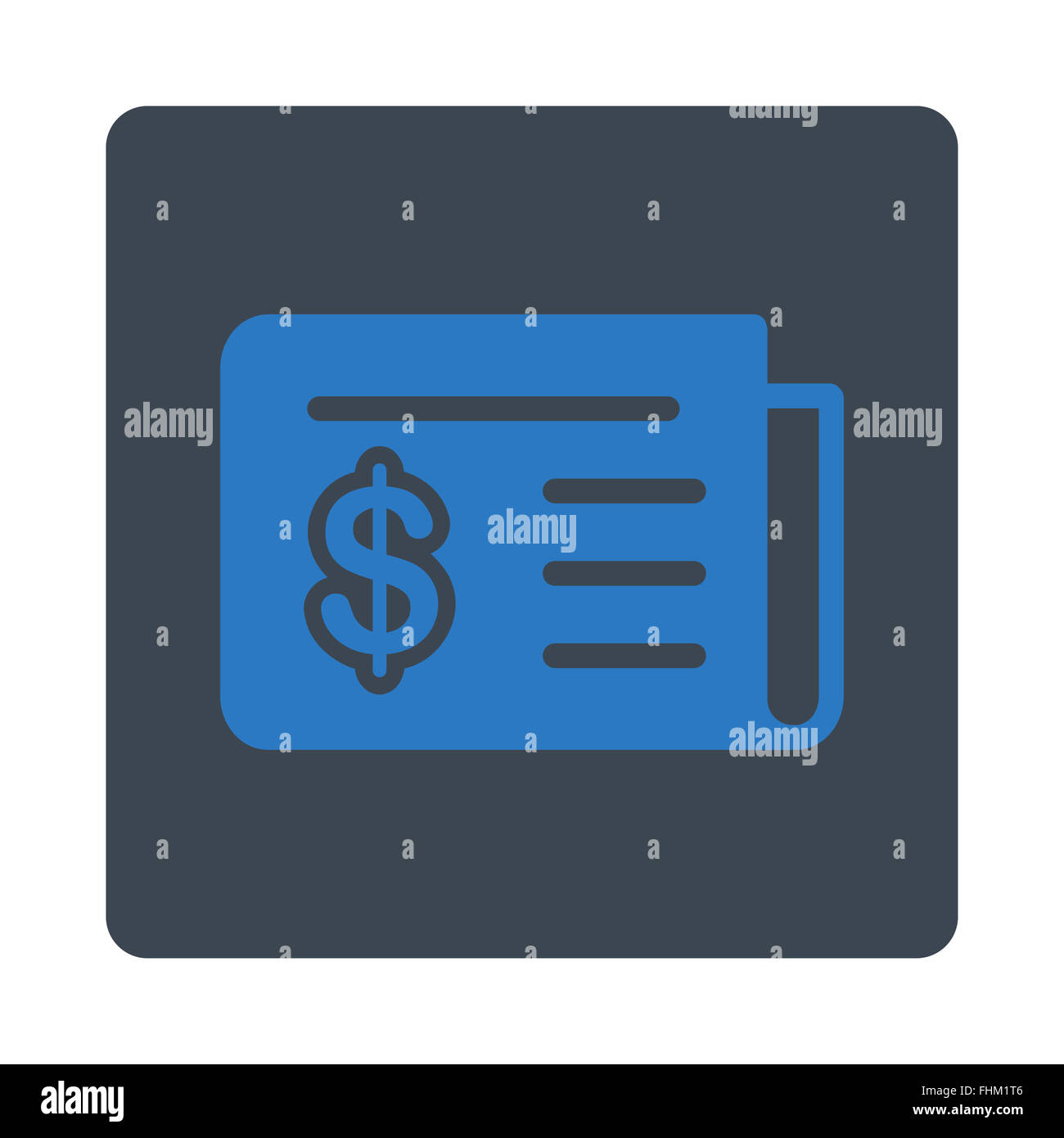 Financial News Icon Stock Photo - Alamy