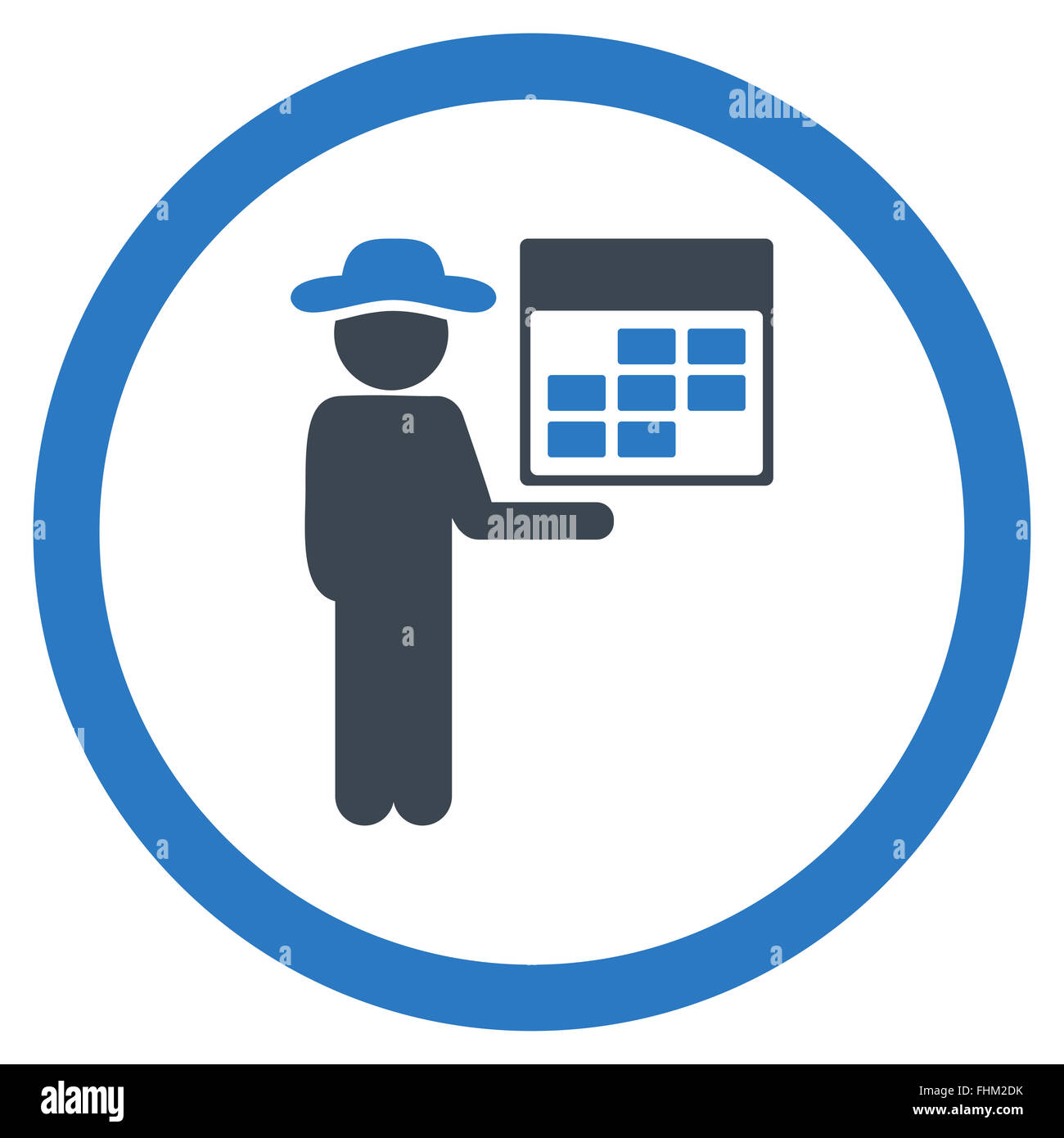 Man Appointment Icon Stock Photo - Alamy