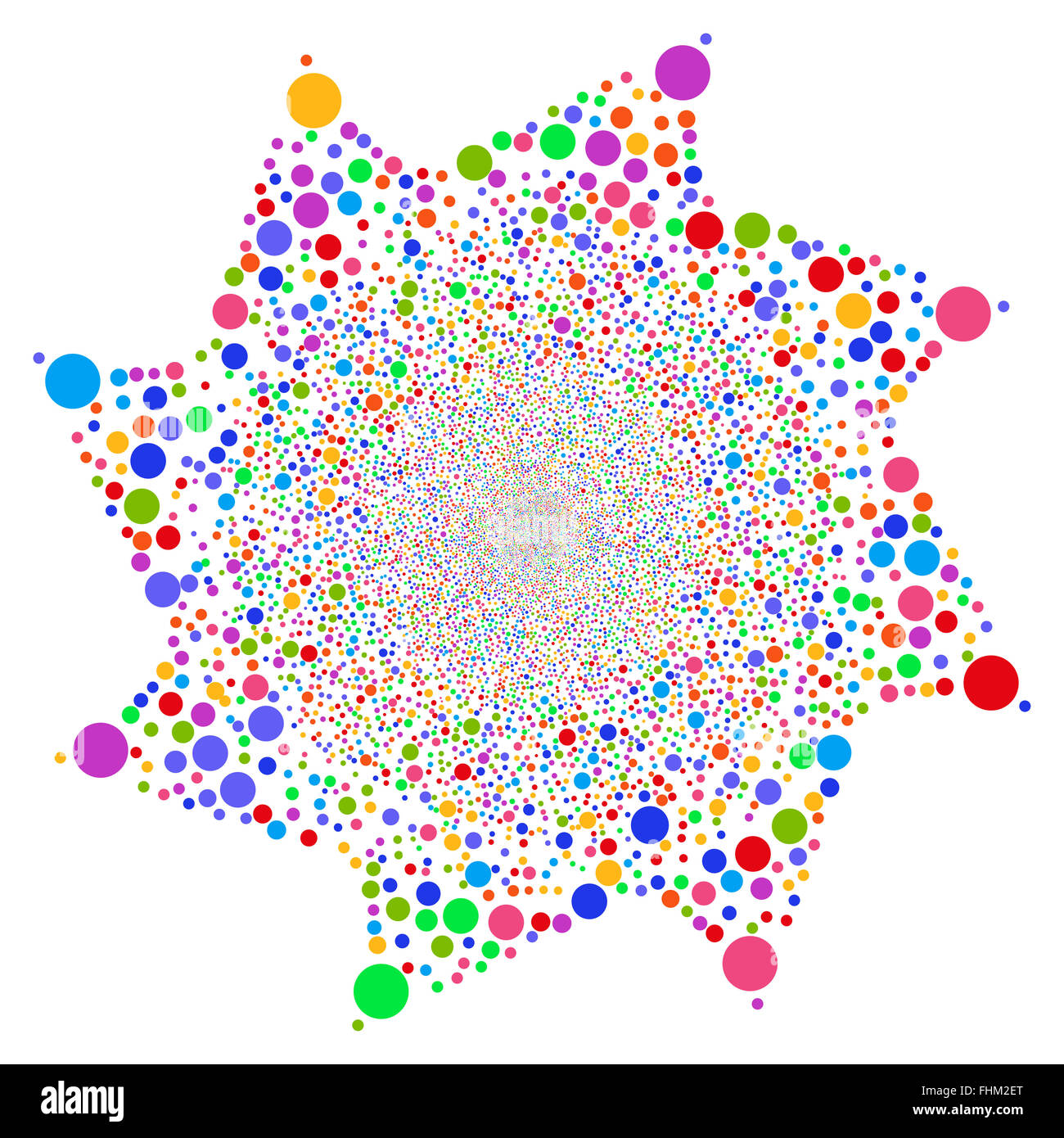 Multicolored fireworks background Cut Out Stock Images & Pictures - Alamy