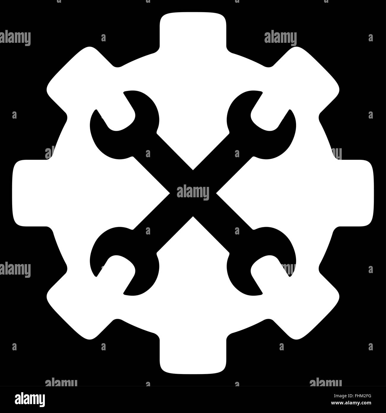 Service Tools Icon Stock Photo - Alamy