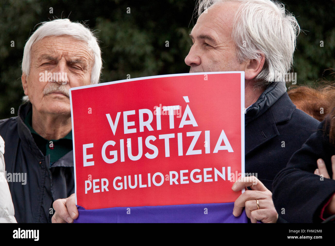 Roma, Italy. 25th Feb, 2016. Hundreds of people, including activists of ...