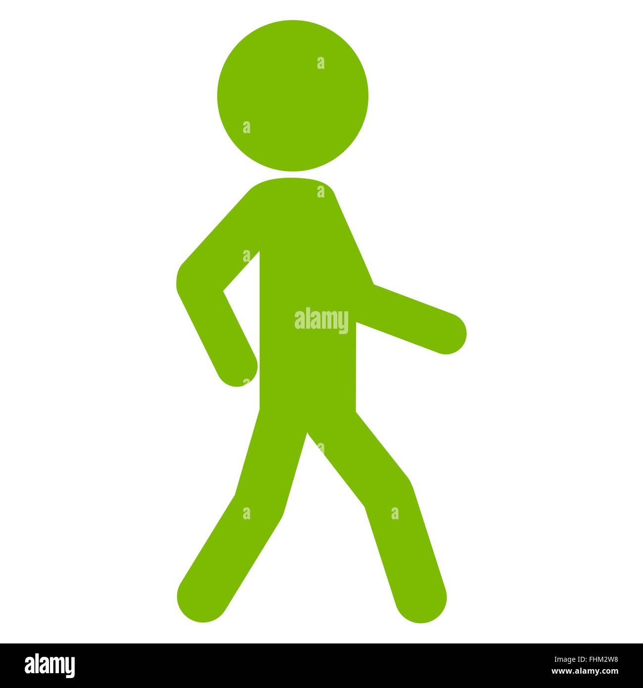 Walking Person Icon Stock Photo - Alamy
