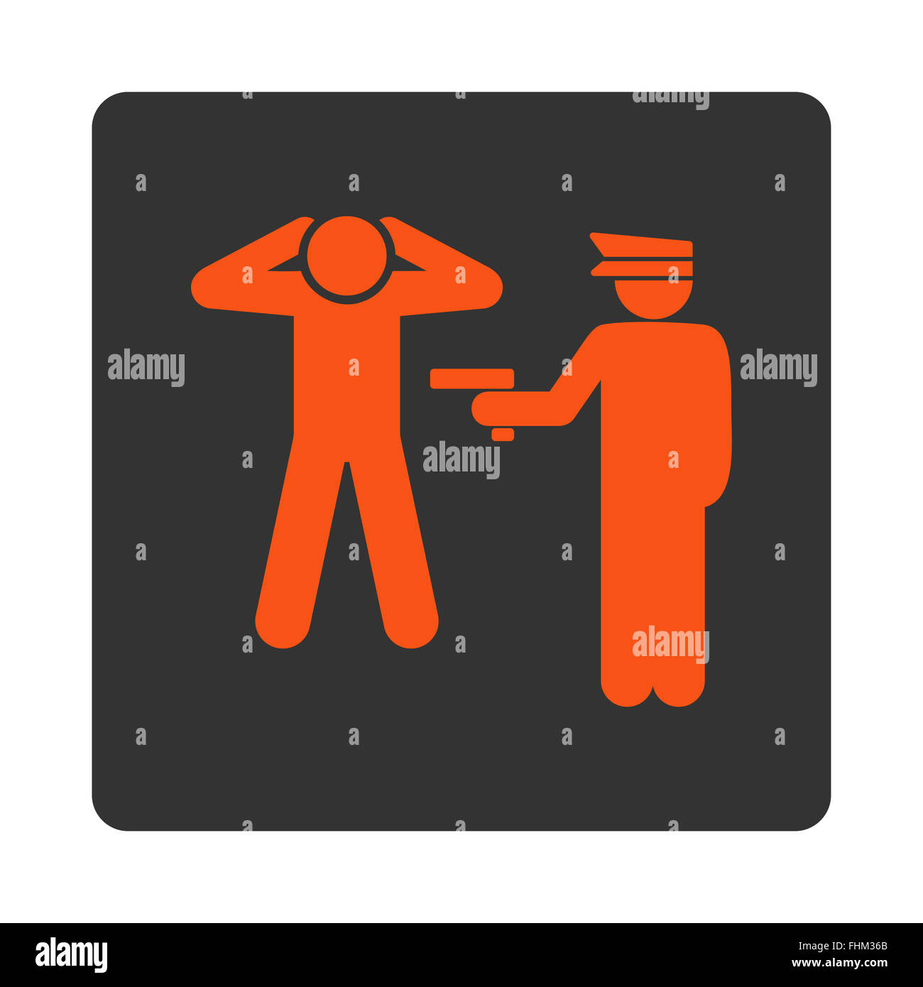 Angry guard prisoner hi-res stock photography and images - Alamy