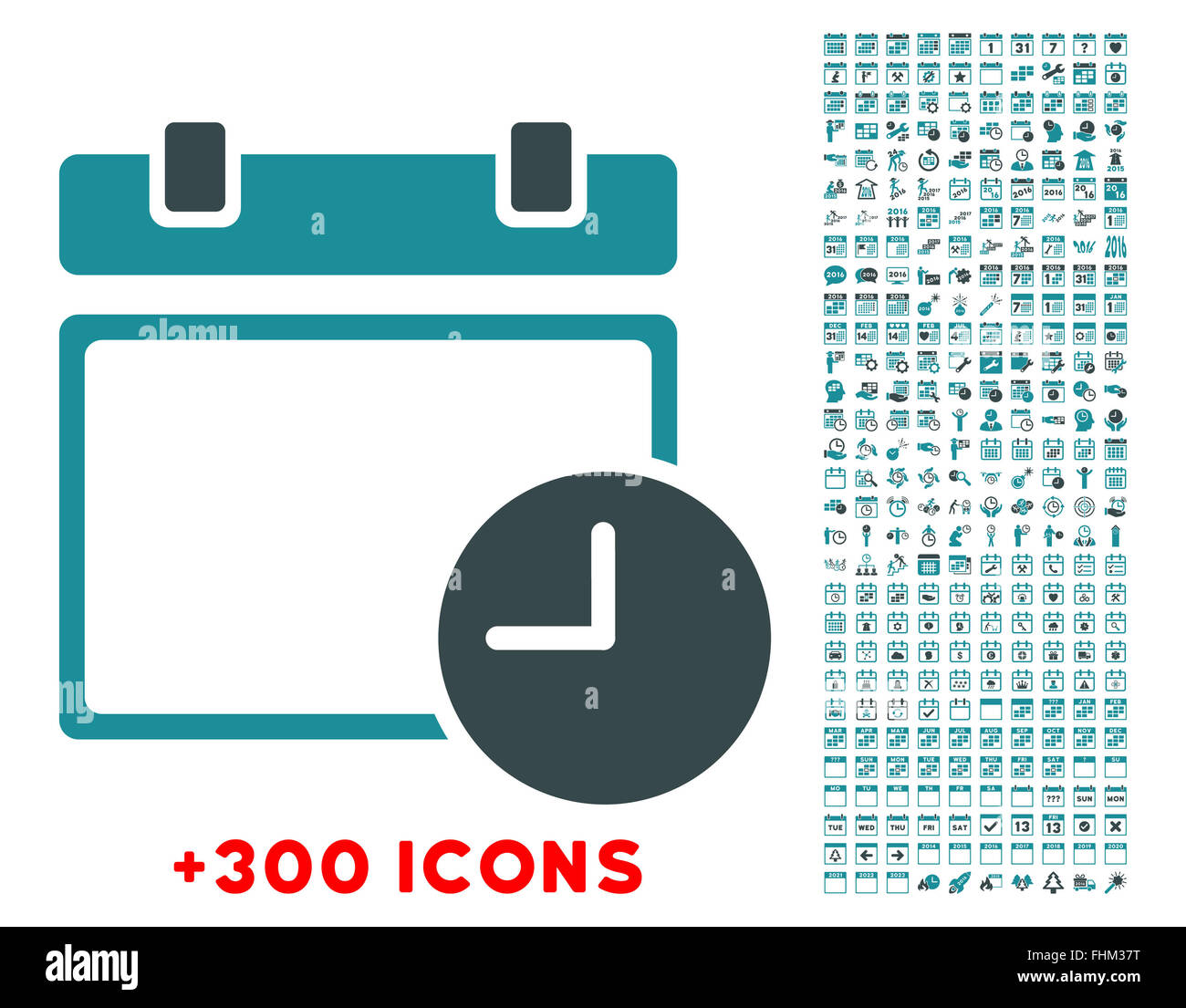 Date And Time Icon Stock Photo - Alamy