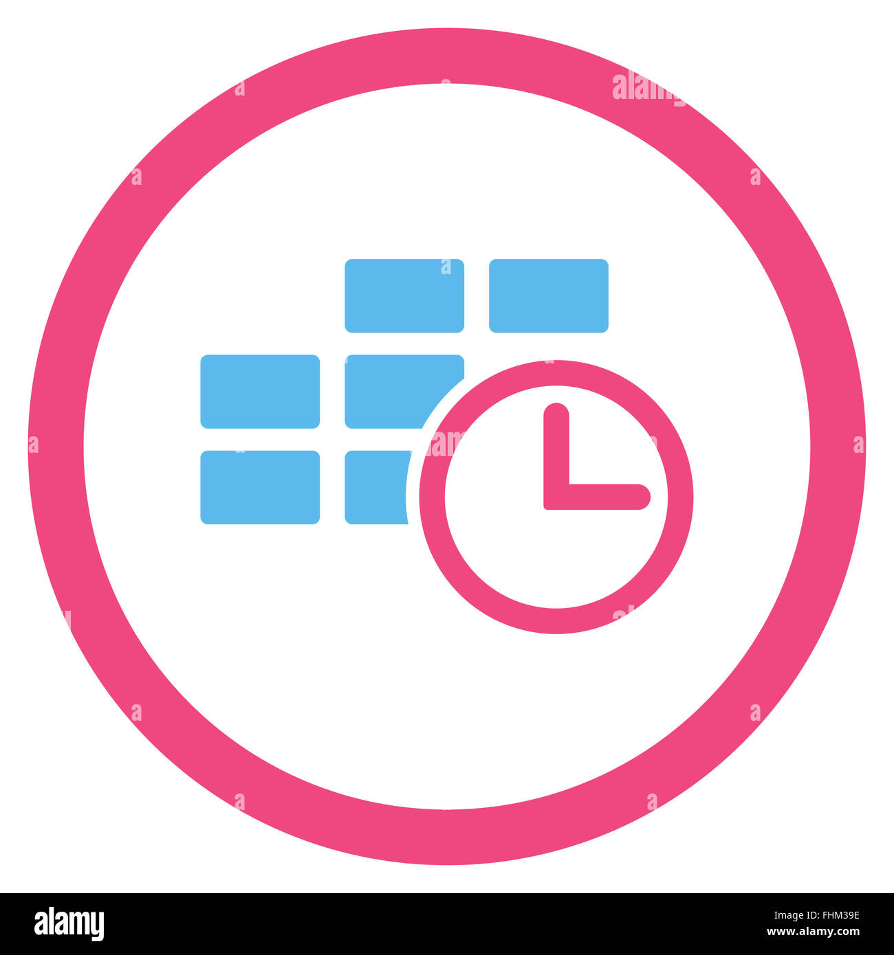 Time Dataset Icon Stock Photo - Alamy
