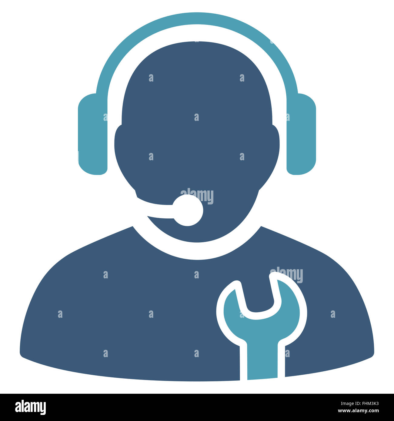 Service Operator Icon Stock Photo - Alamy