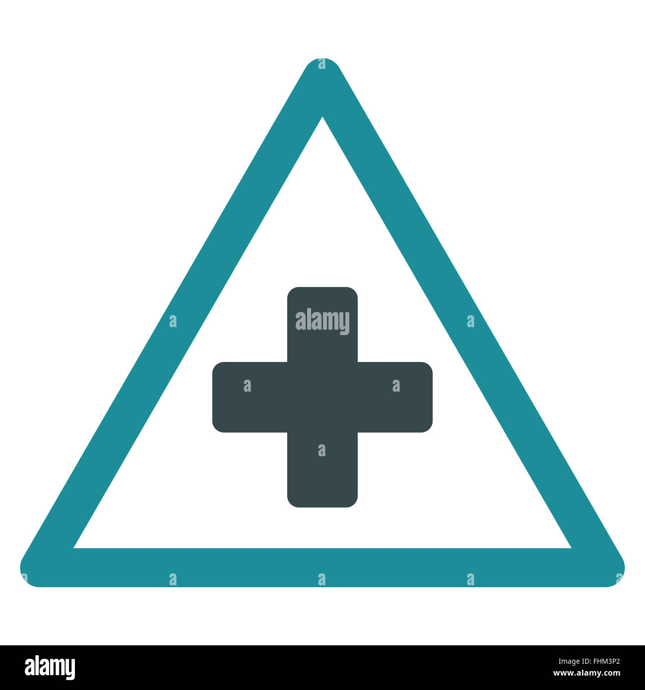 Health Warning Icon Stock Photo - Alamy