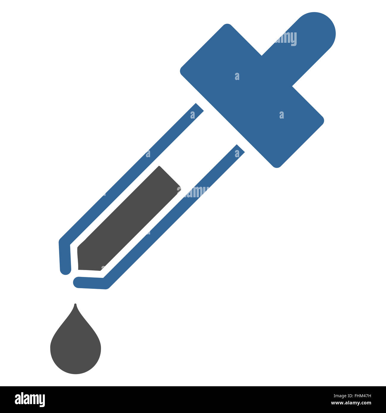 Pipette glyph icon drop Cut Out Stock Images & Pictures - Alamy