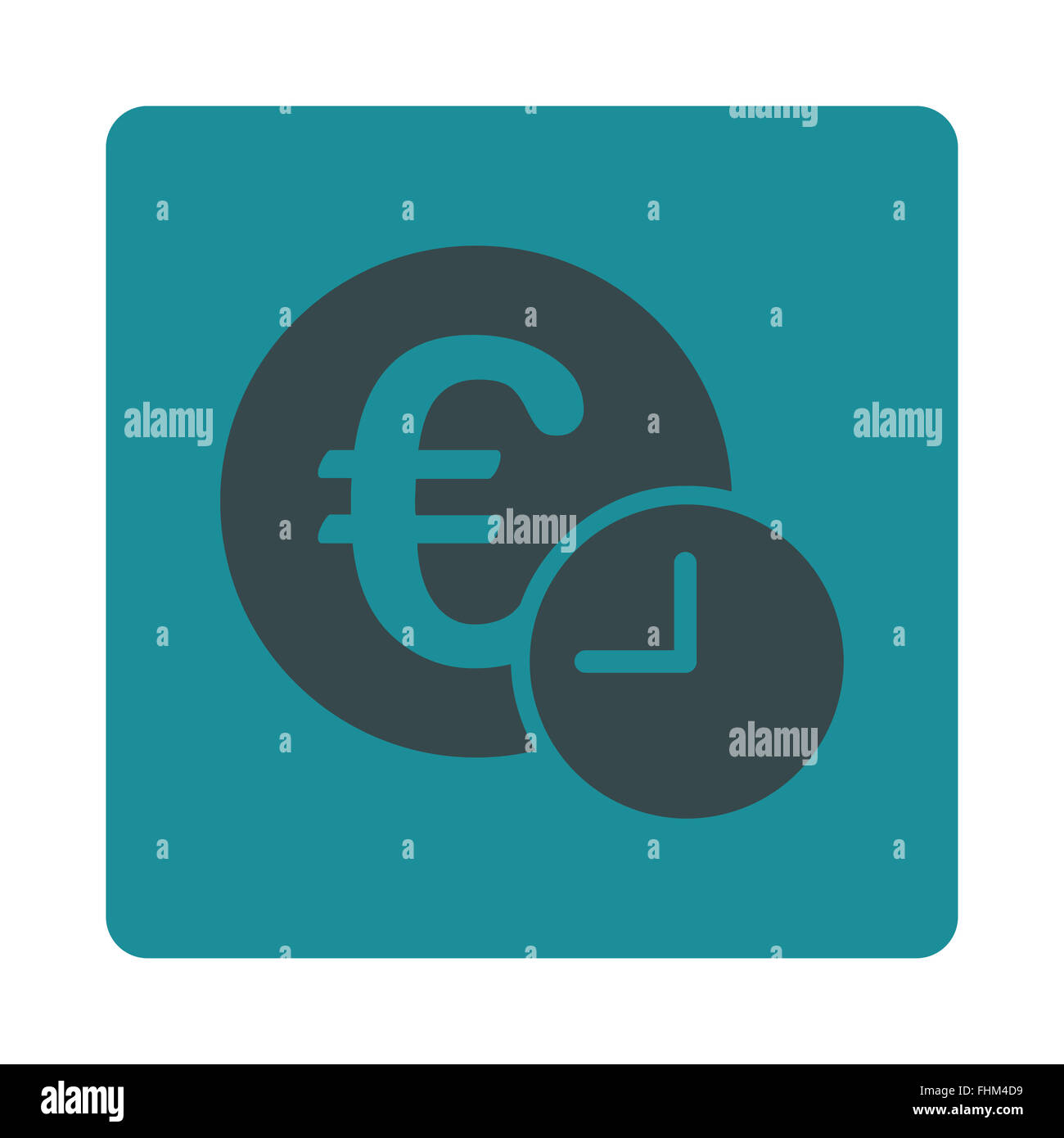 Euro credit icon Stock Photo - Alamy