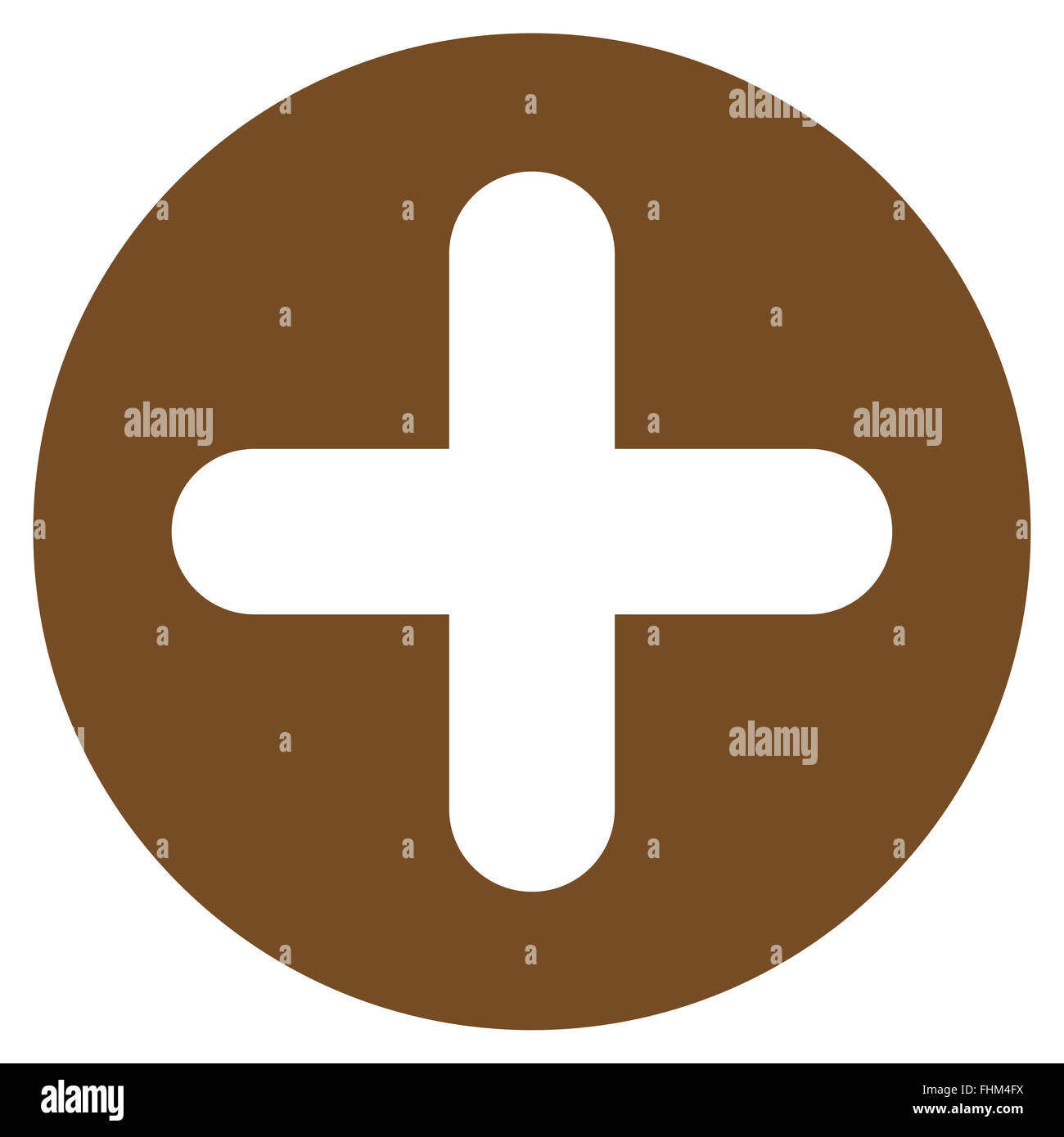Create flat brown color icon Stock Photo - Alamy
