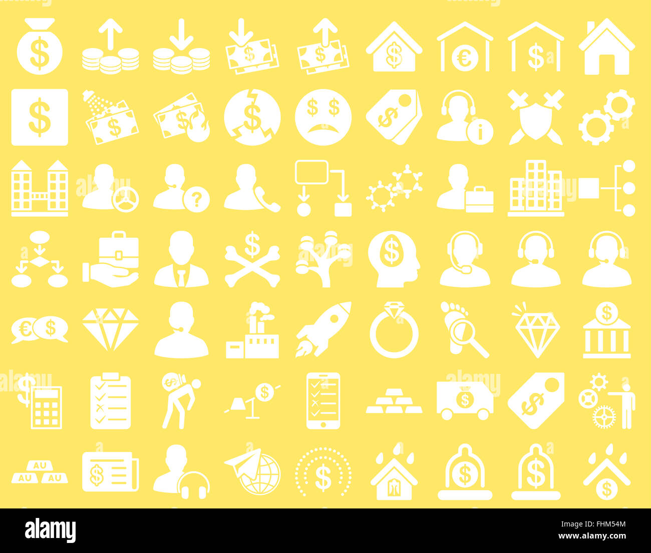 Commerce Icon Set Stock Photo - Alamy