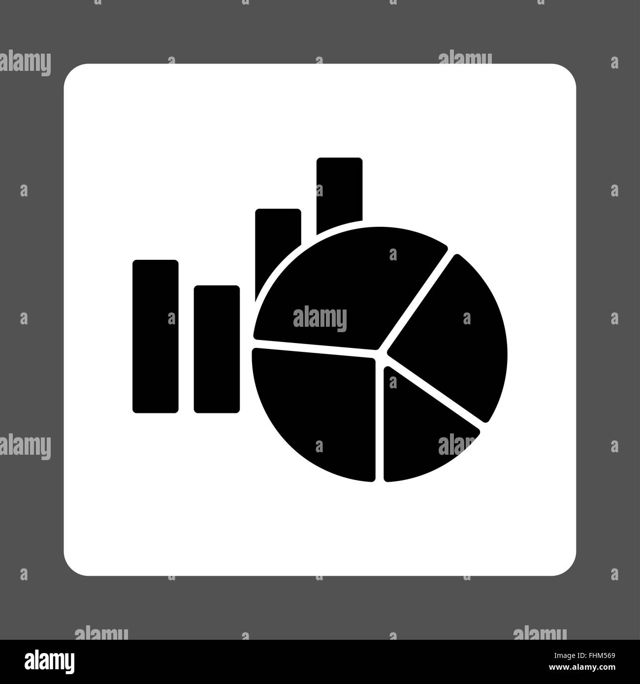 Pie charts flat Black and White Stock Photos & Images - Alamy