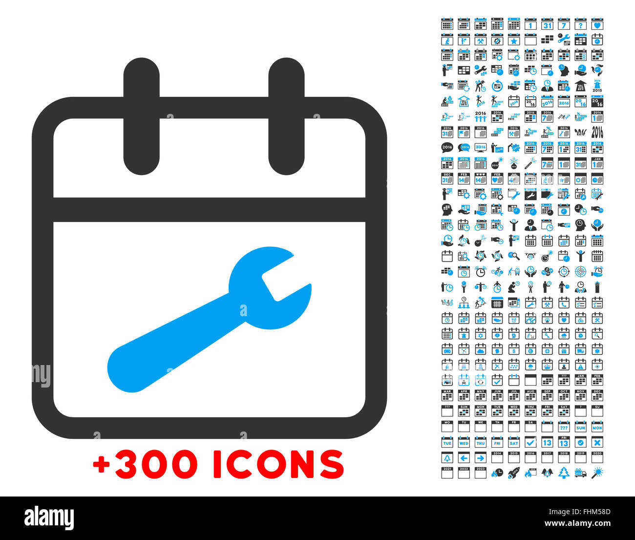 Service Date Icon Stock Photo - Alamy