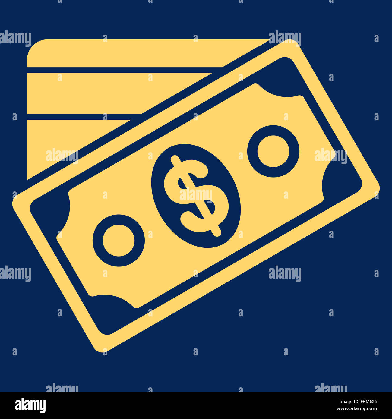 Money Flat Icon Stock Photo - Alamy