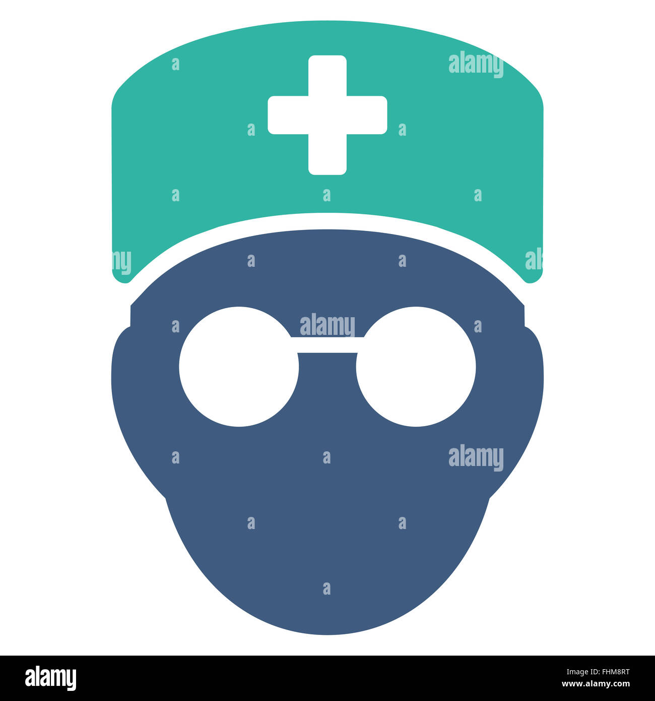 Medic Head Icon Stock Photo - Alamy