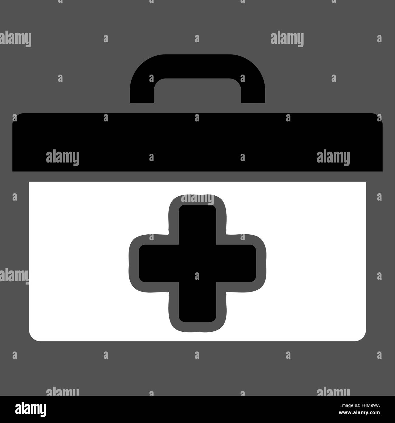 First Aid Toolbox Icon Stock Photo - Alamy