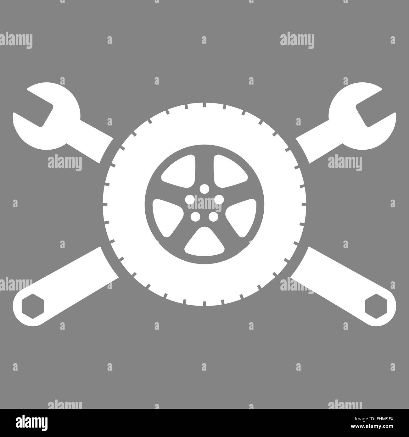 Tire Service Icon Stock Photo - Alamy