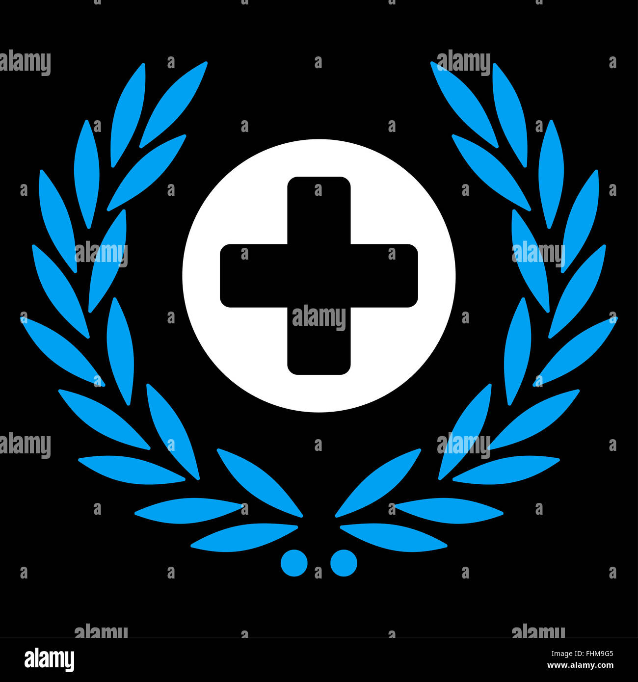 Health Care Embleme Icon Stock Photo - Alamy