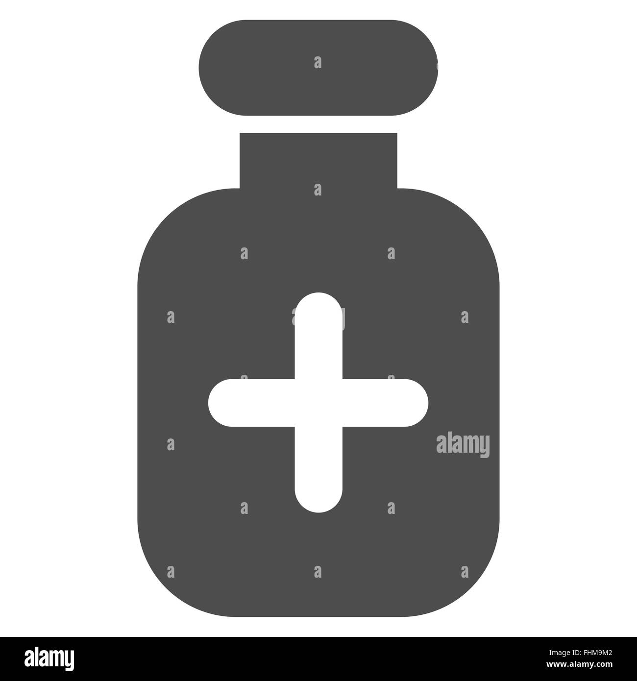 Medication Vial Icon Stock Photo - Alamy