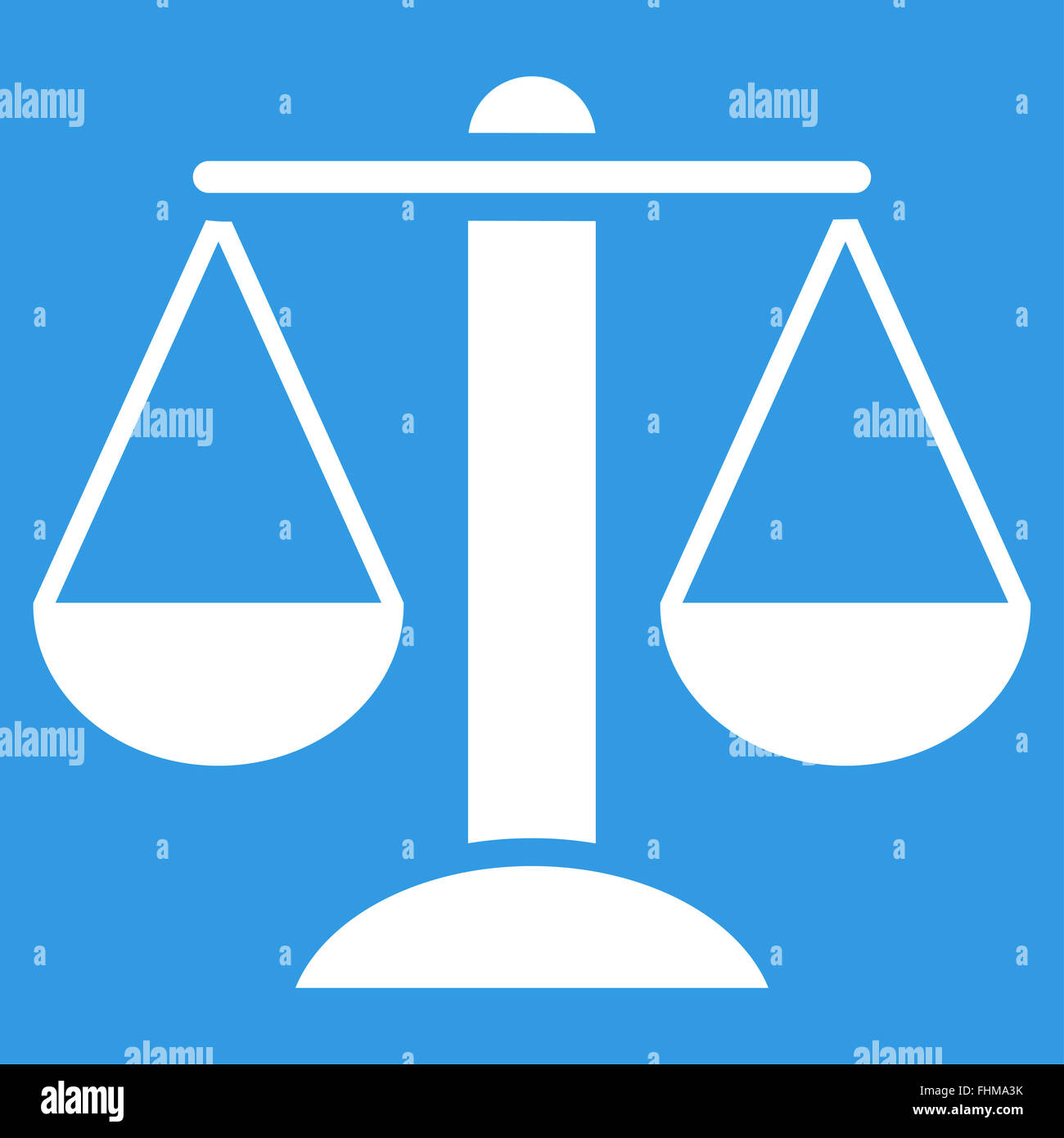 Scales Flat Icon Stock Photo - Alamy