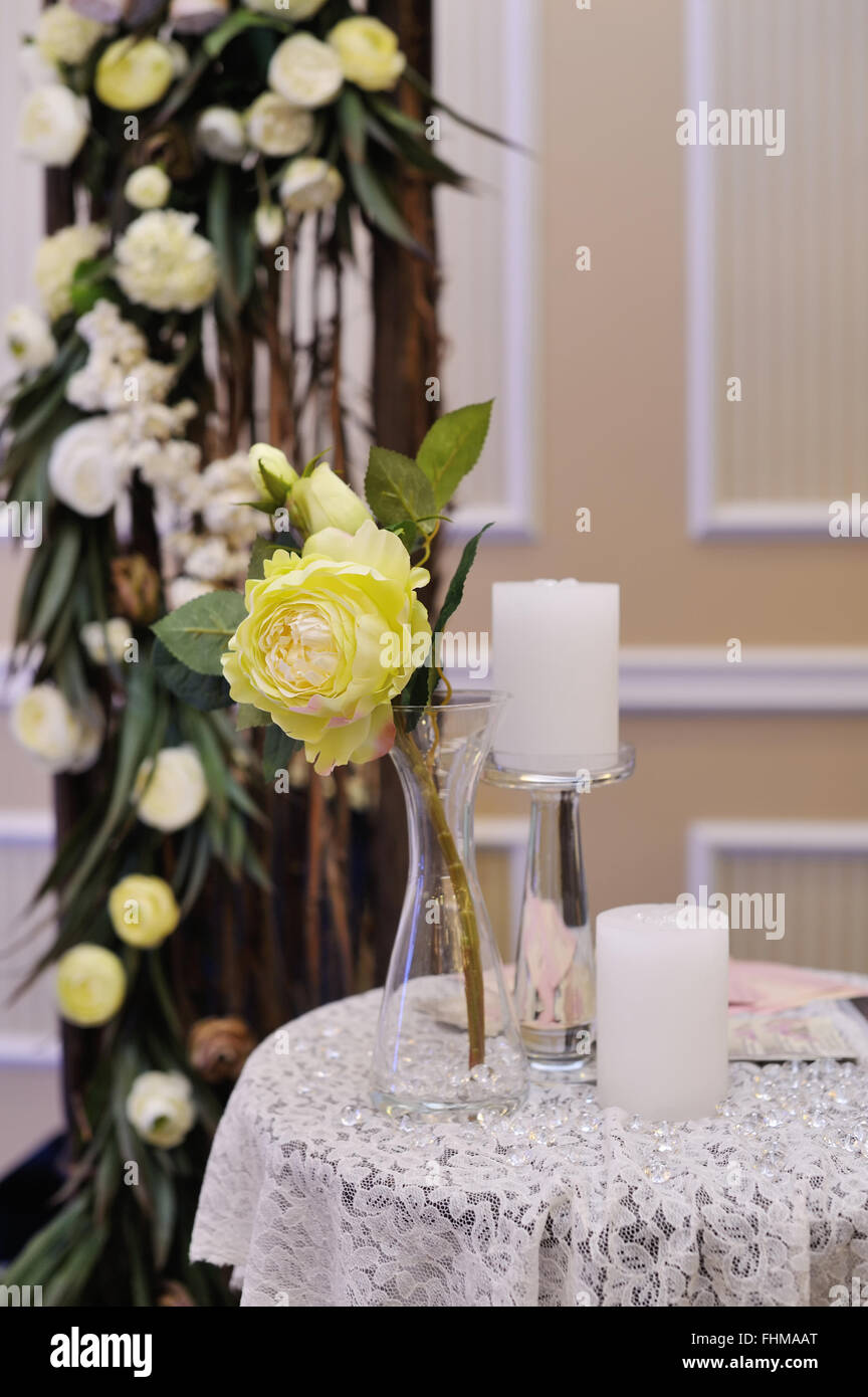 Beautiful table setting menu hi-res stock photography and images - Alamy