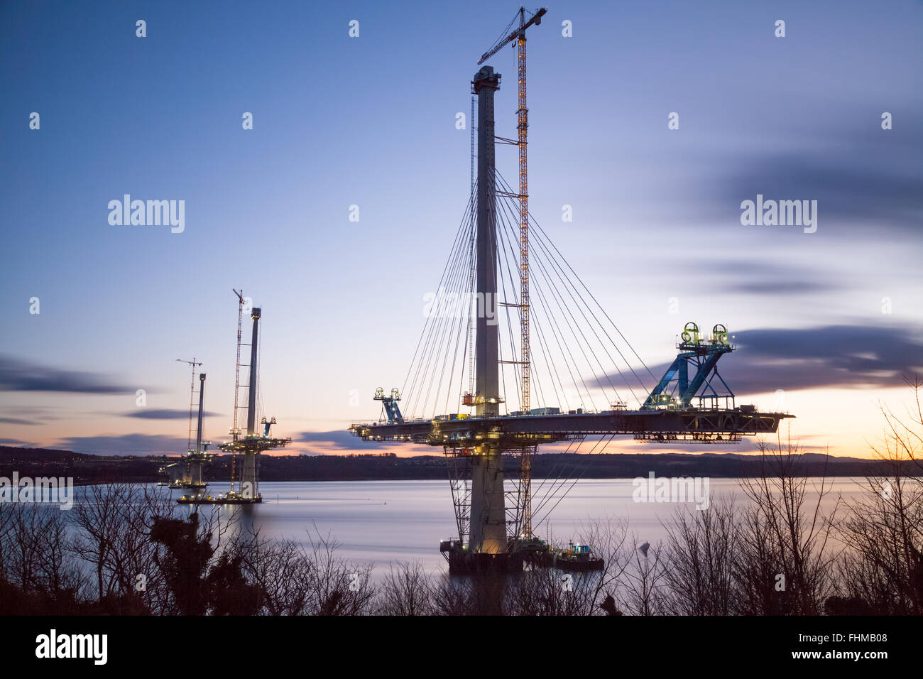 Queensferry crossing hi-res stock photography and images - Alamy