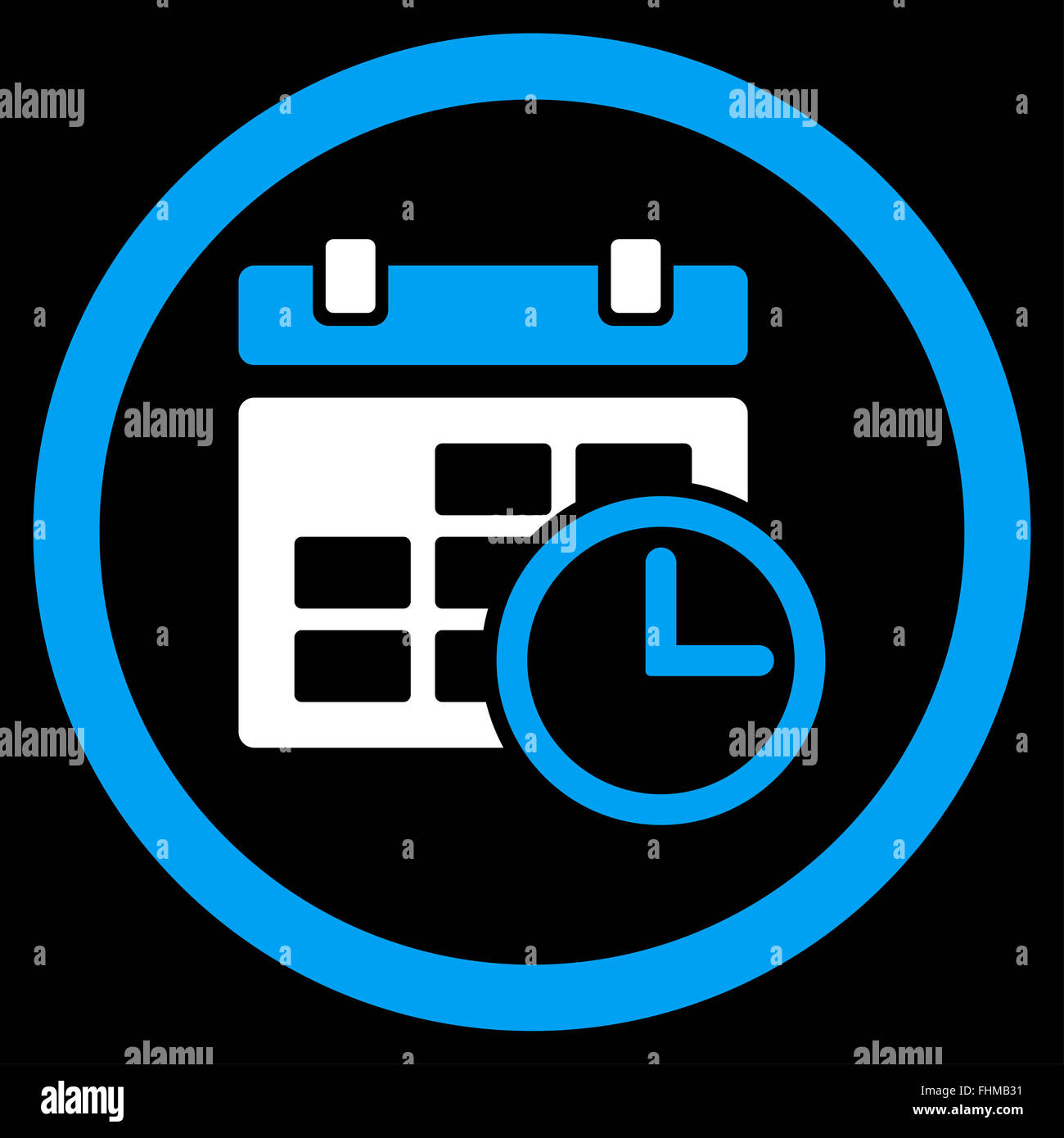 Date And Time Icon Stock Photo - Alamy
