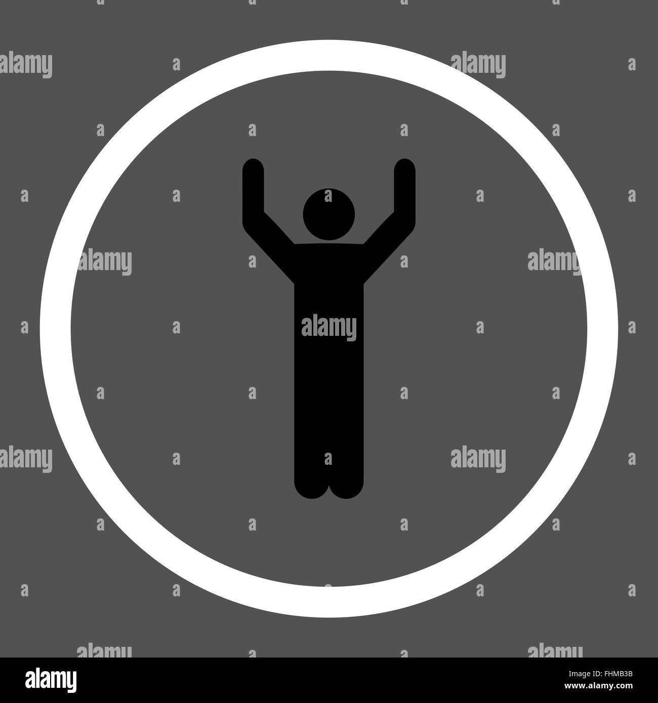 Hands up icon Stock Photo - Alamy
