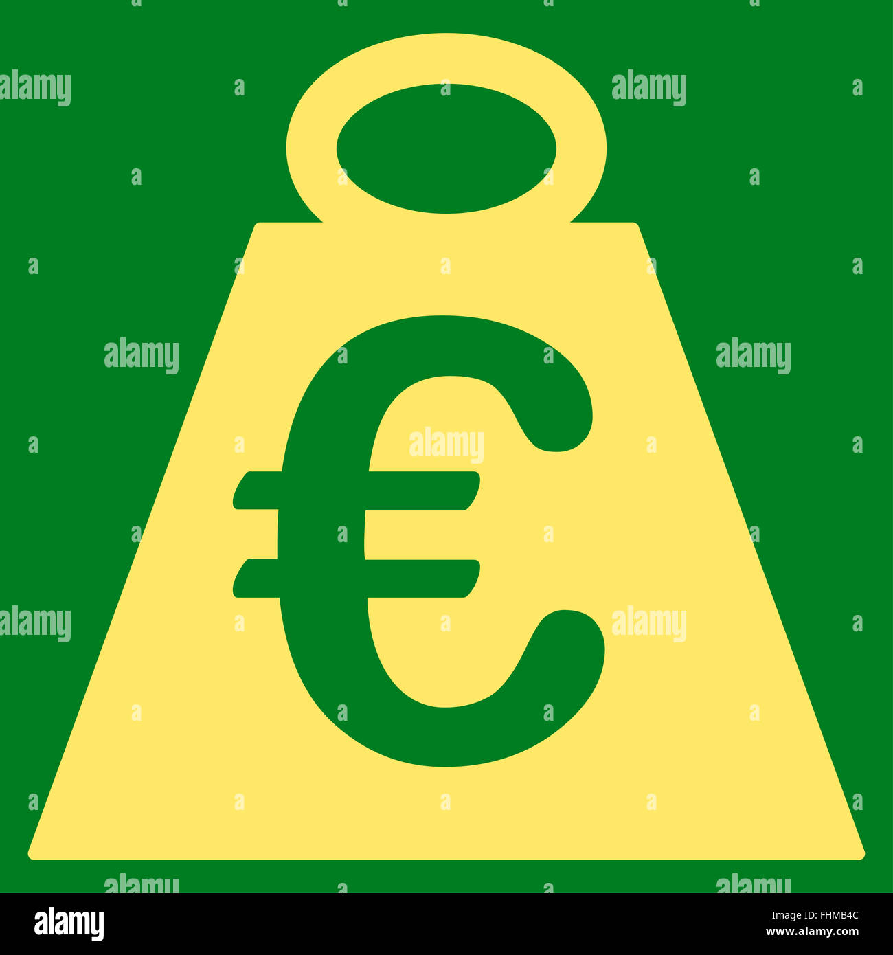 Euro Weight Standard Icon Stock Photo - Alamy