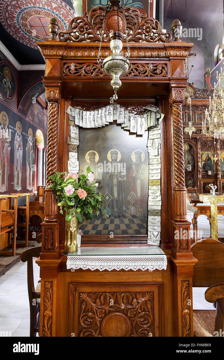 Beautifully detailed religious artifacts and architectural detail ...