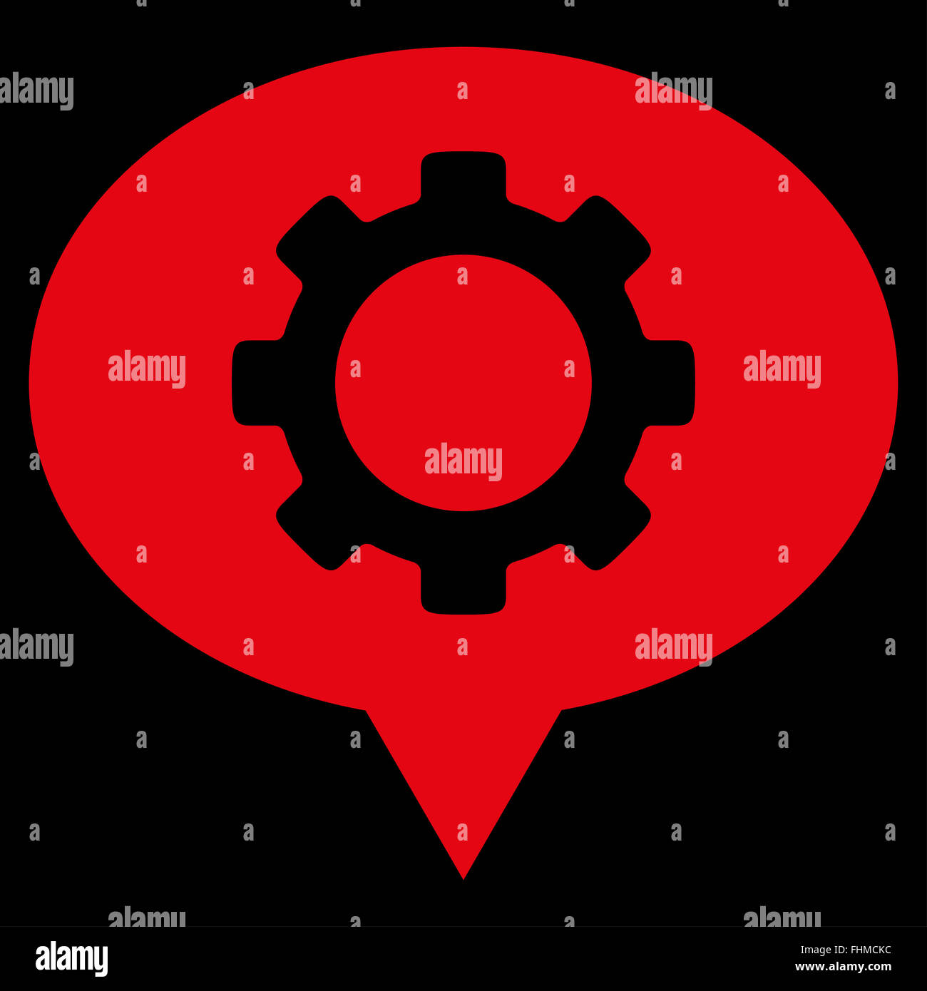 Workshop Map Marker Icon Stock Photo - Alamy