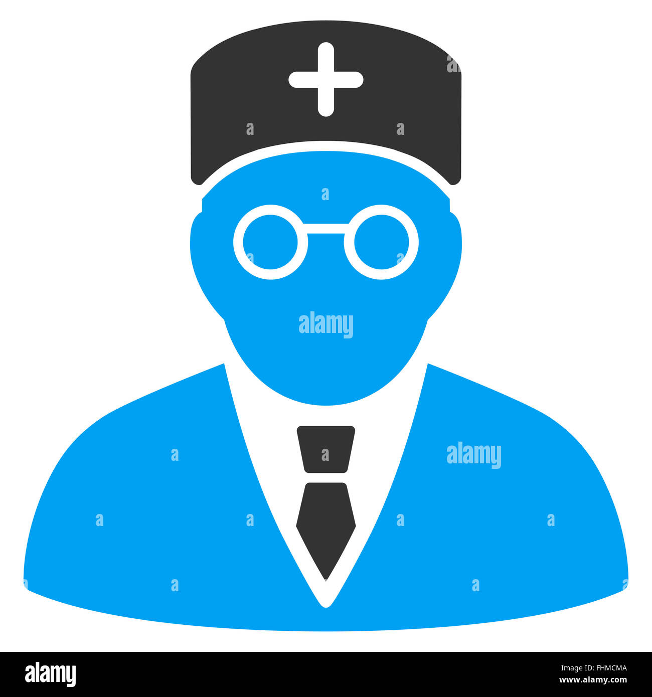 Main Physician Icon Stock Photo - Alamy