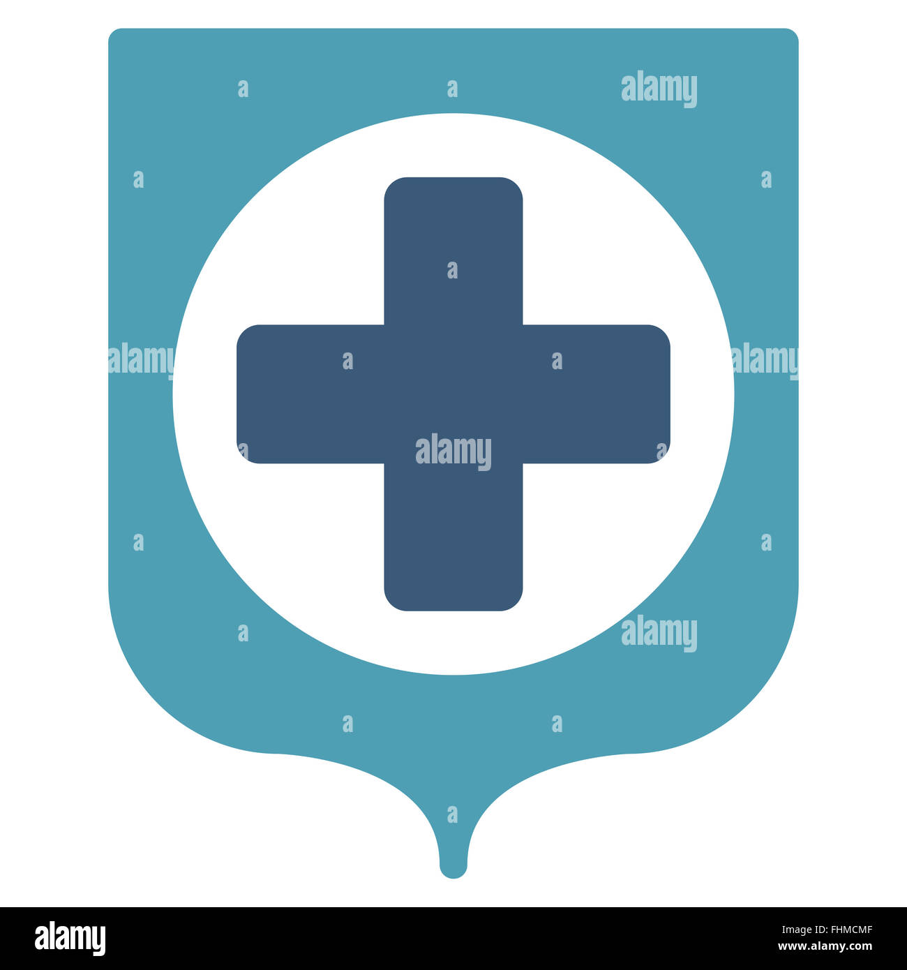Medical Shield Icon Stock Photo - Alamy