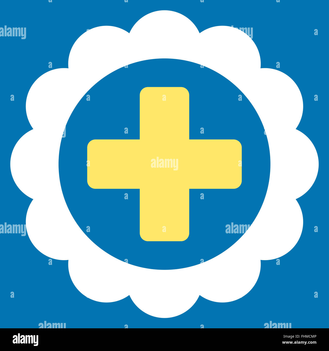 Medical Sticker Icon Stock Photo - Alamy