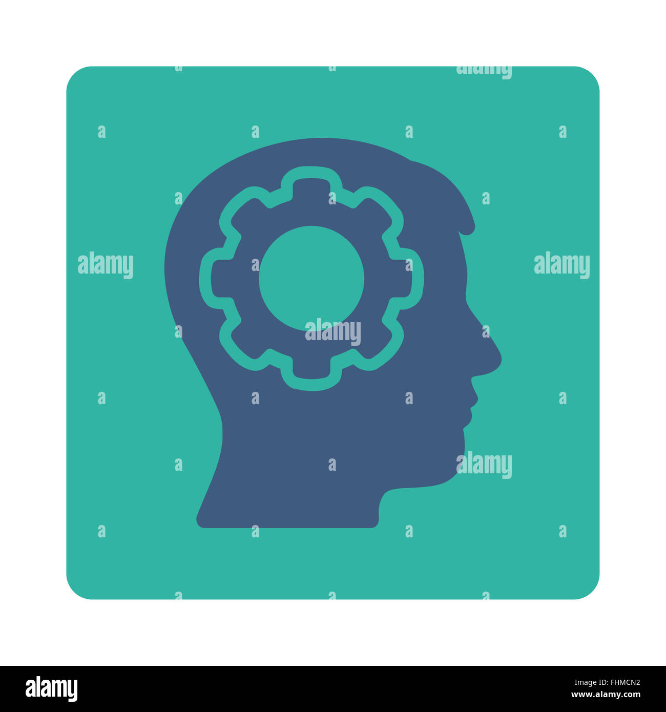 Memory puzzle think icon Cut Out Stock Images & Pictures - Alamy