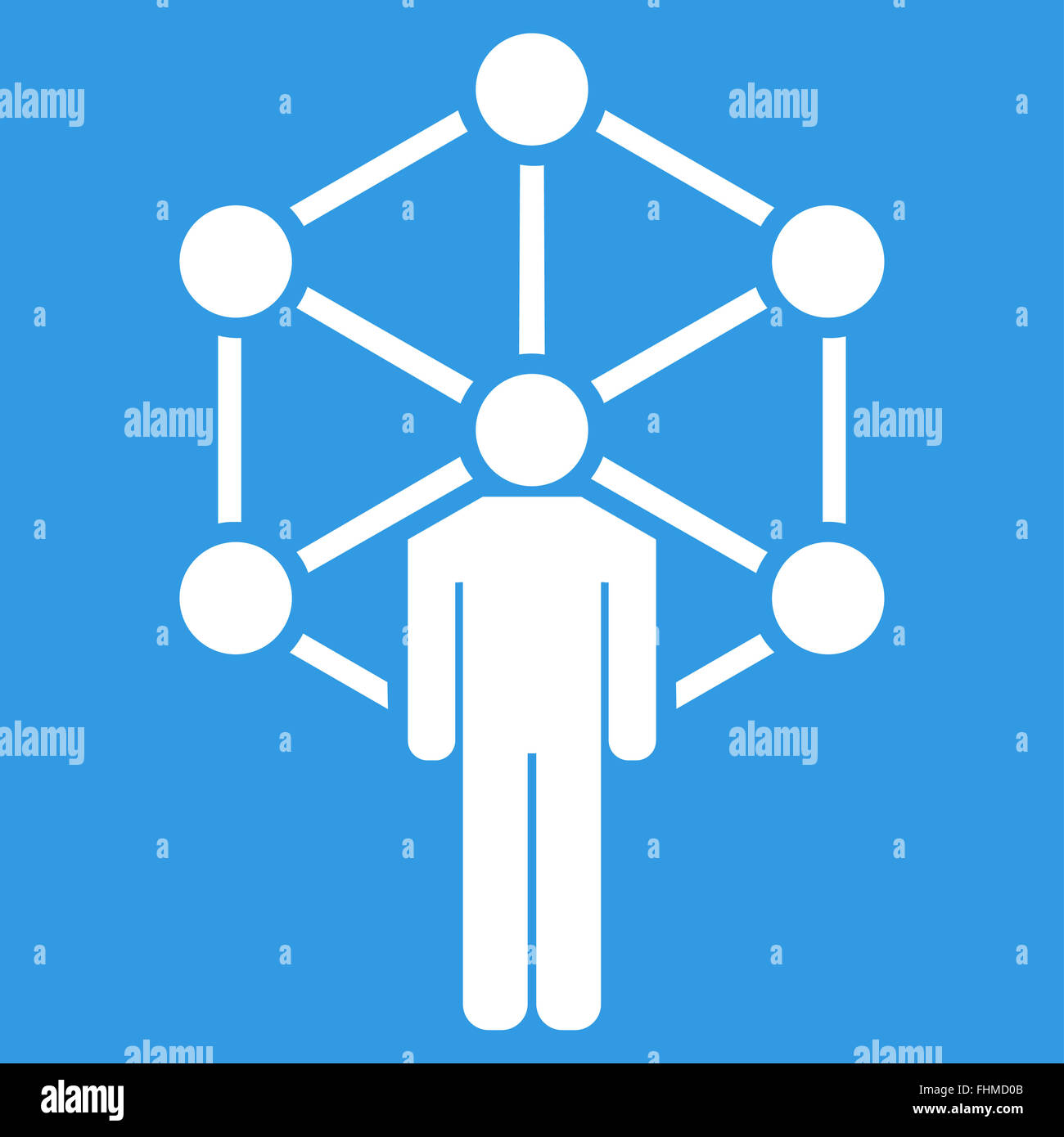 Network icon from Business Bicolor Set Stock Photo - Alamy