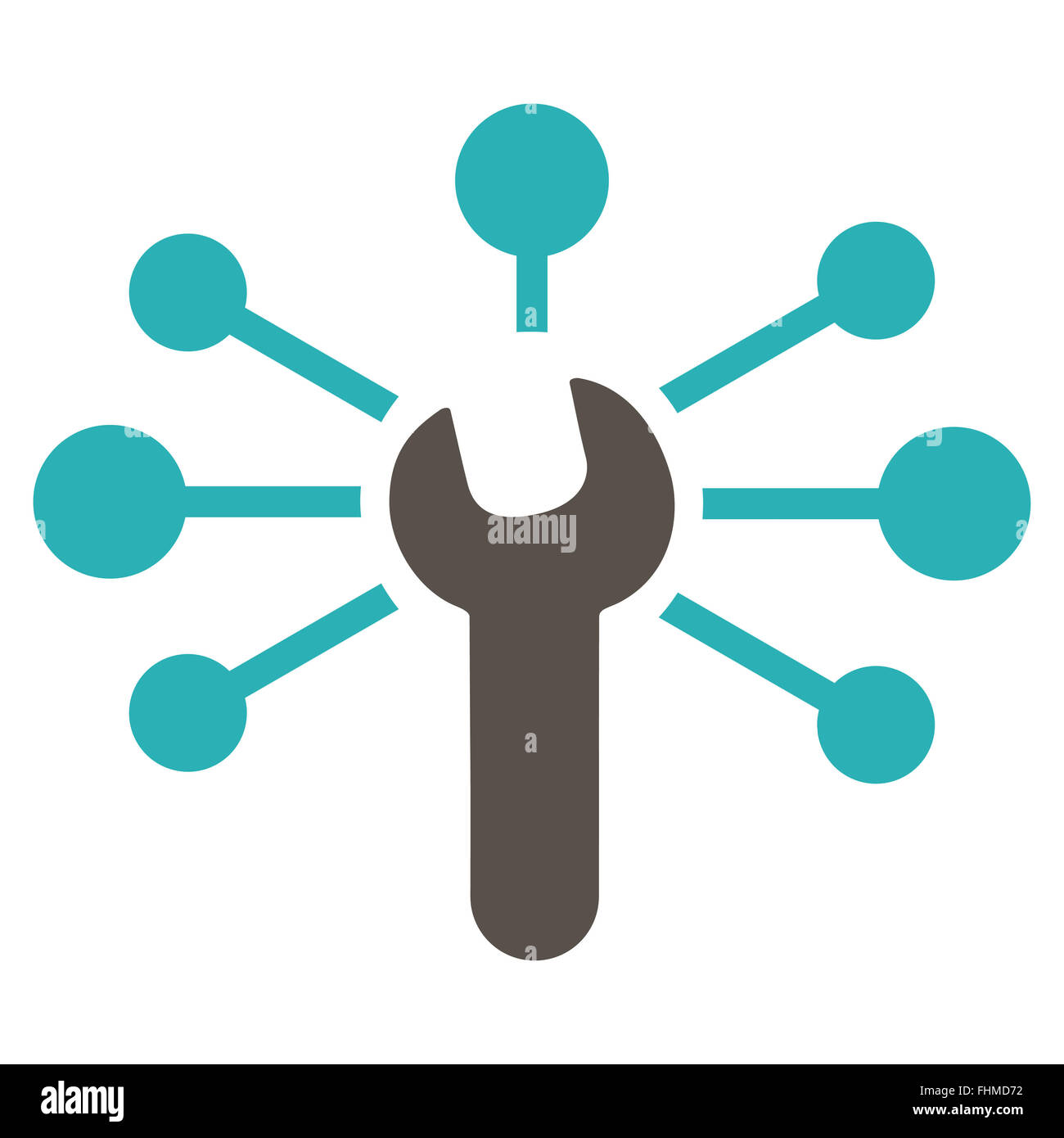 Service Relations Icon Stock Photo - Alamy