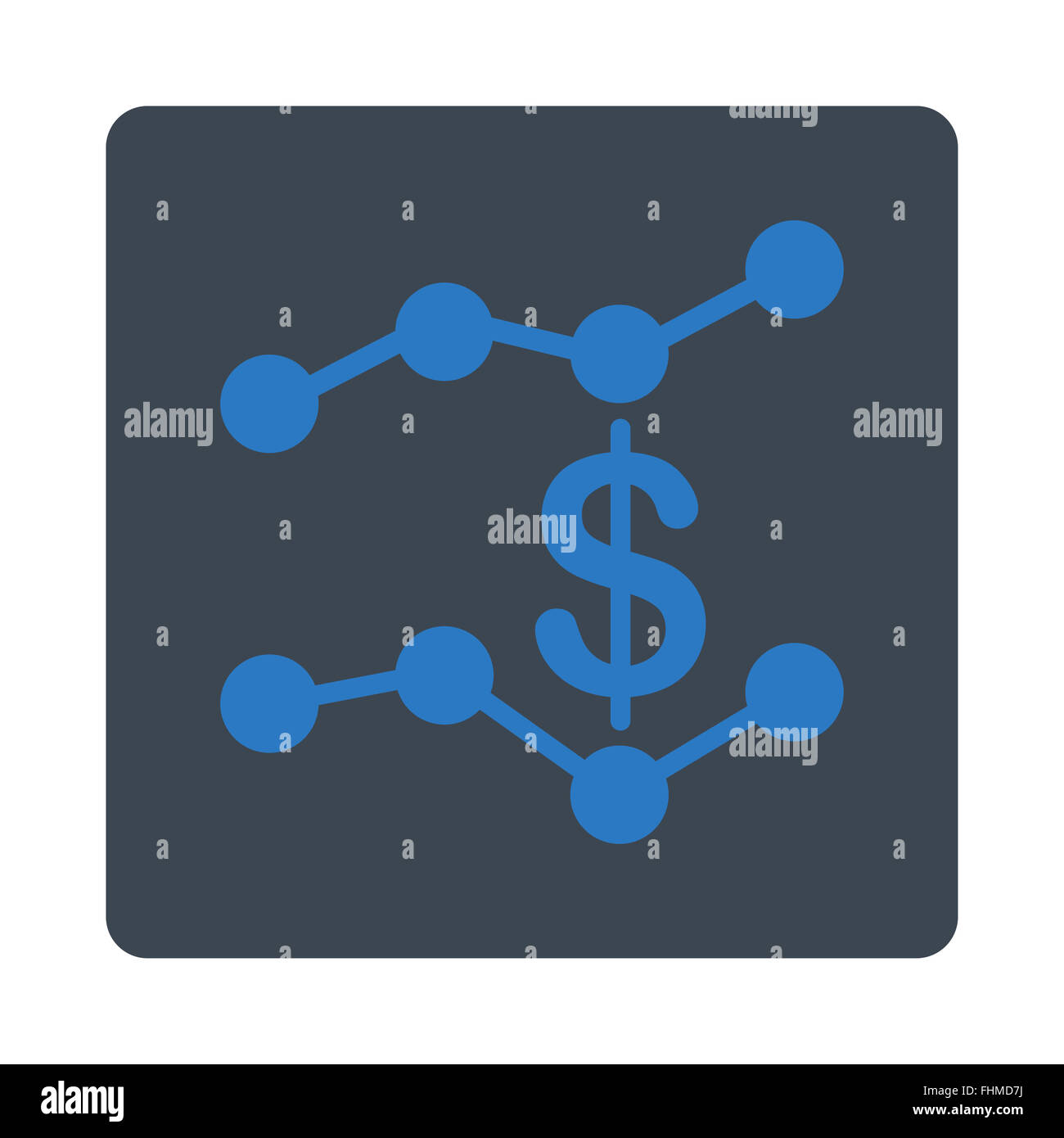 Sales Trends Icon Stock Photo - Alamy