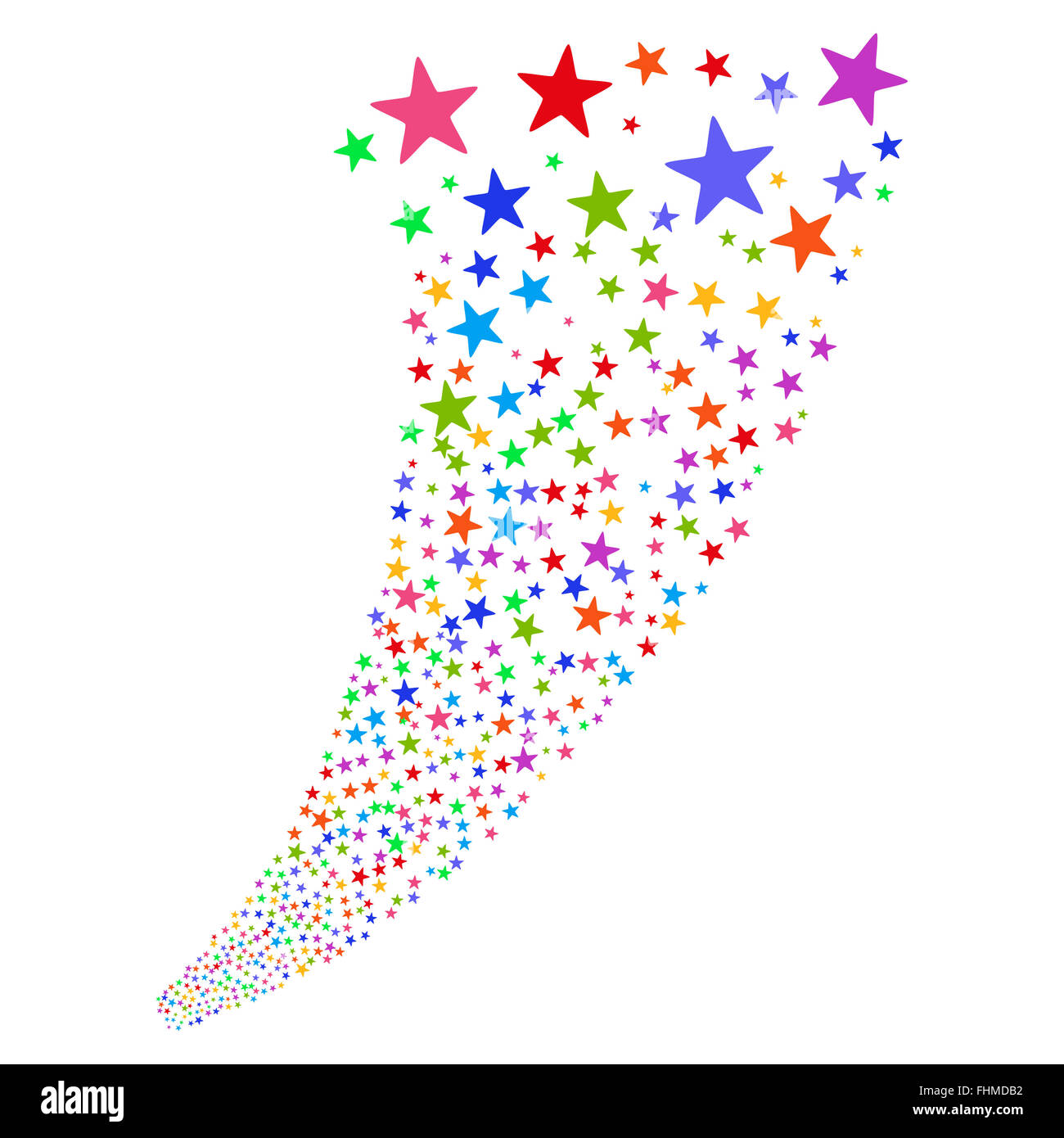 Multicolored fireworks background Cut Out Stock Images & Pictures - Alamy