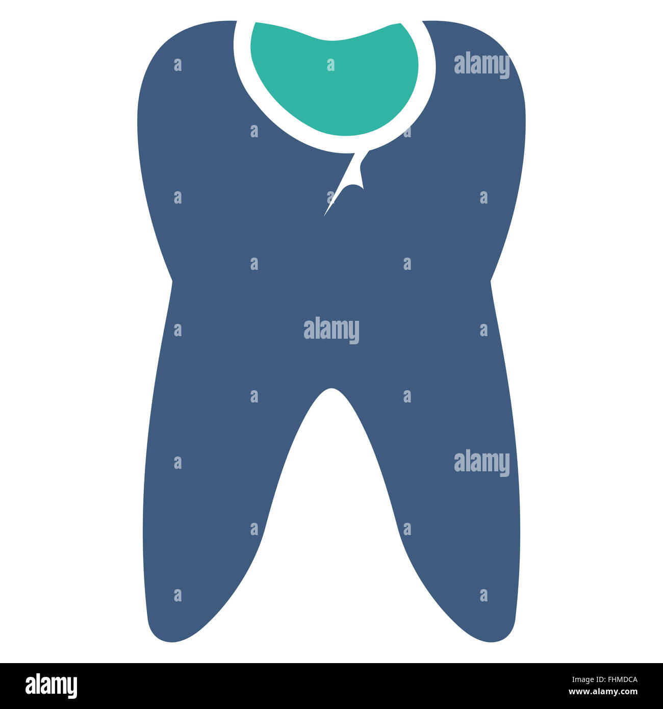 Tooth Caries Icon Stock Photo - Alamy