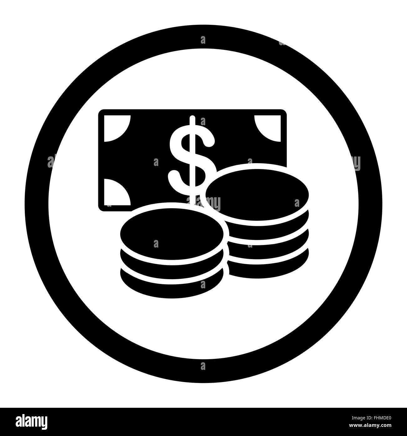 Funding circle icon Black and White Stock Photos & Images - Alamy