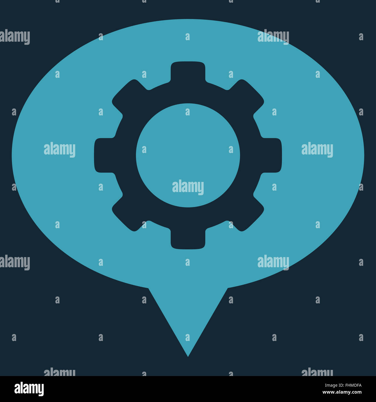 Workshop Map Marker Icon Stock Photo - Alamy