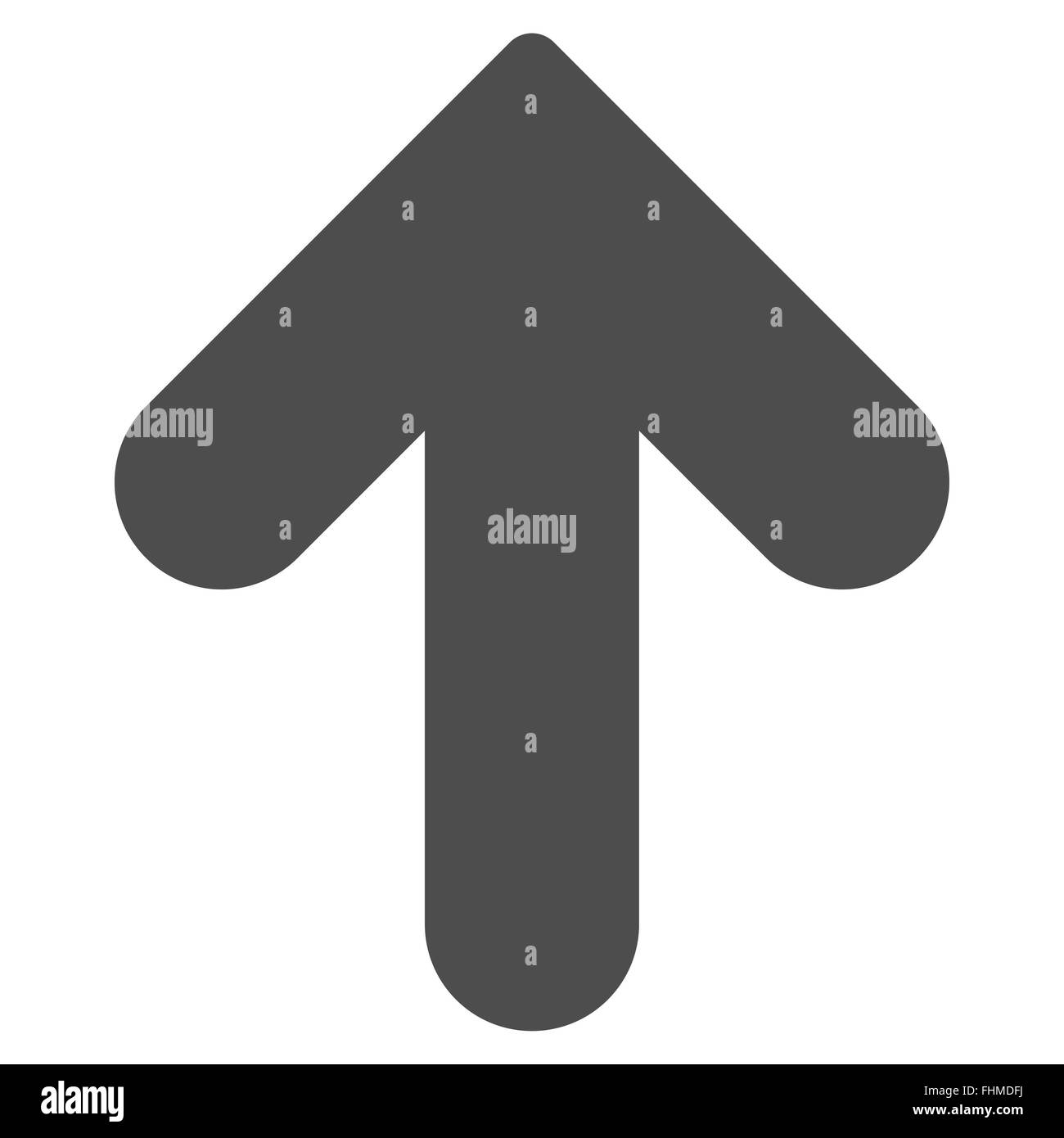 Arrow Up flat gray color icon Stock Photo - Alamy