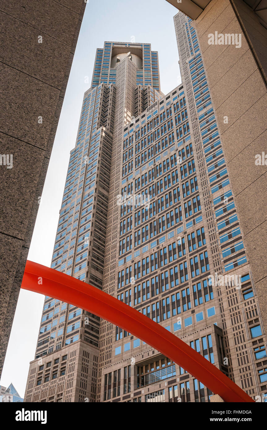 Tokyo Metropolitan Government Office, modern art, Shinjuku-ku, Tokyo ...